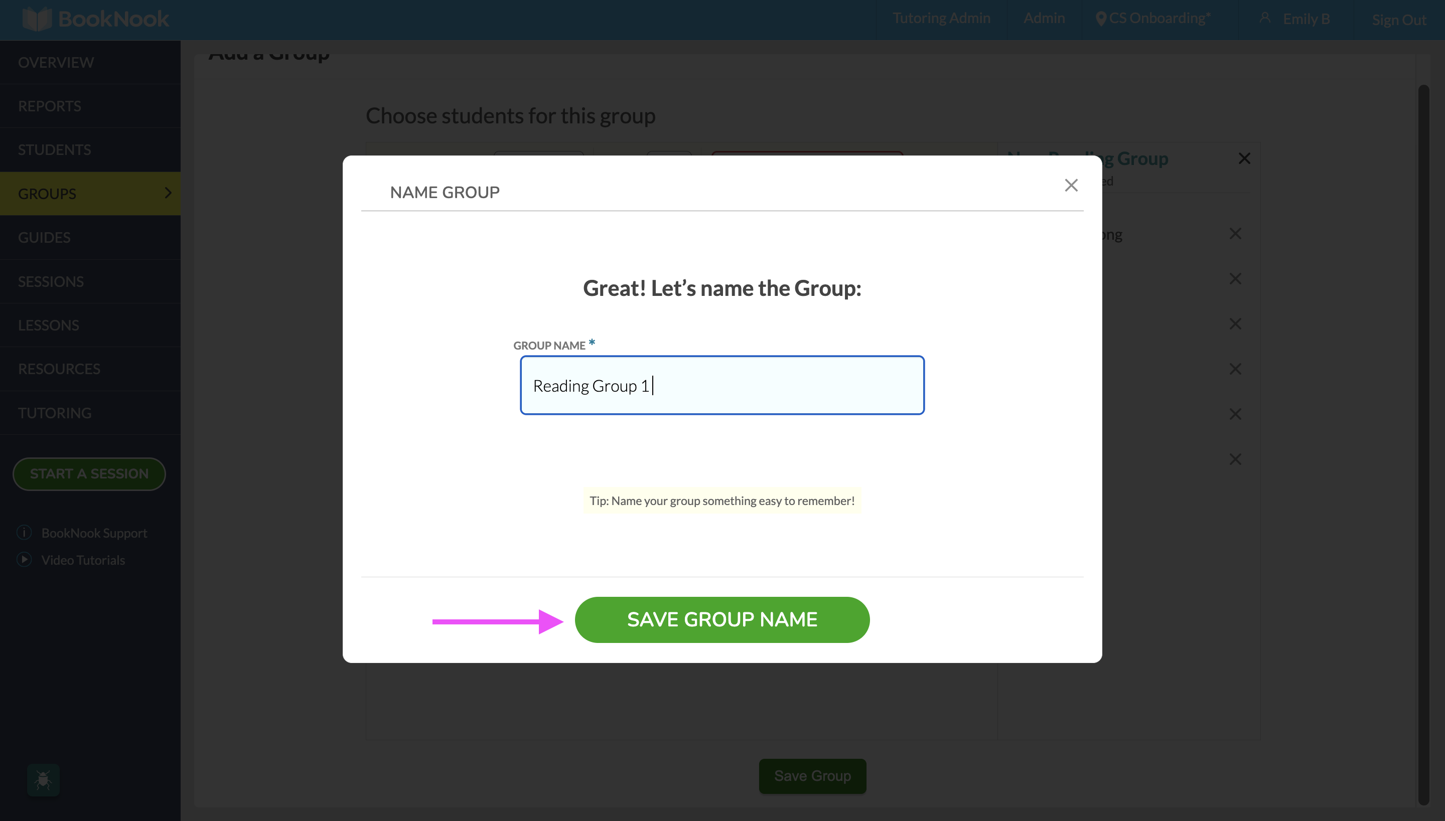 How to Use the Grouping Feature