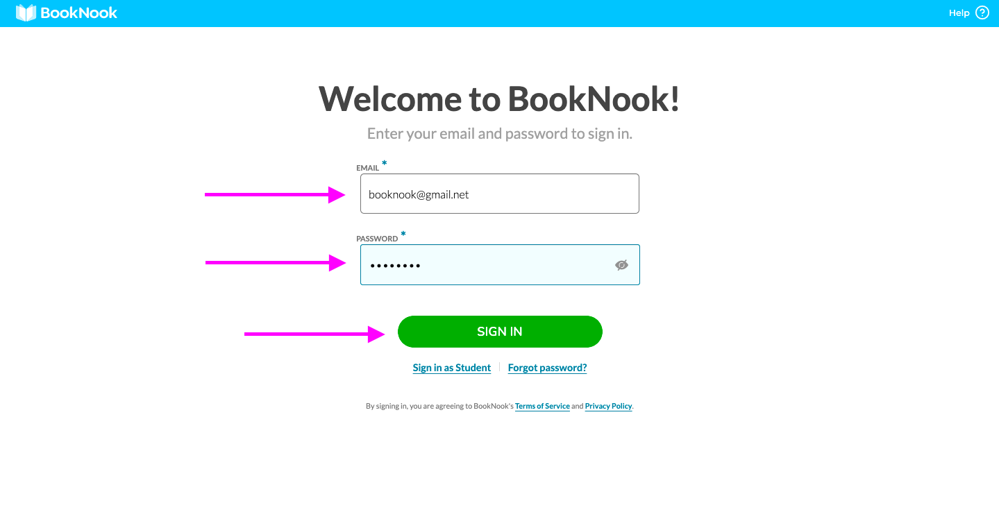 How Do I Sign In to BookNook After I’ve Already Signed In Once?